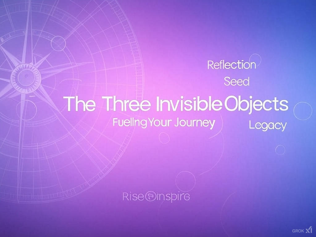 What Are the Three Invisible Objects Fueling Your Journey? - Rise&Inspire
