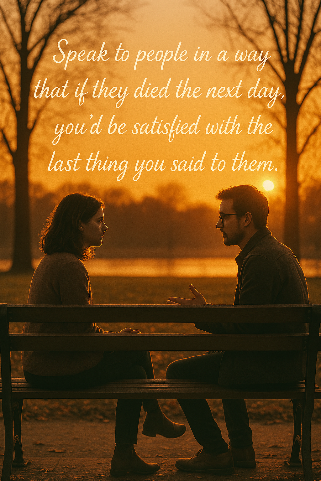 How Would You Speak If It Were Your Last Words? - Rise&Inspire